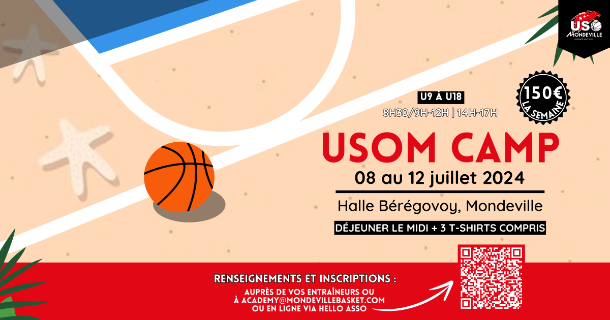 USOM CAMP 2024 | USO Mondeville Basket